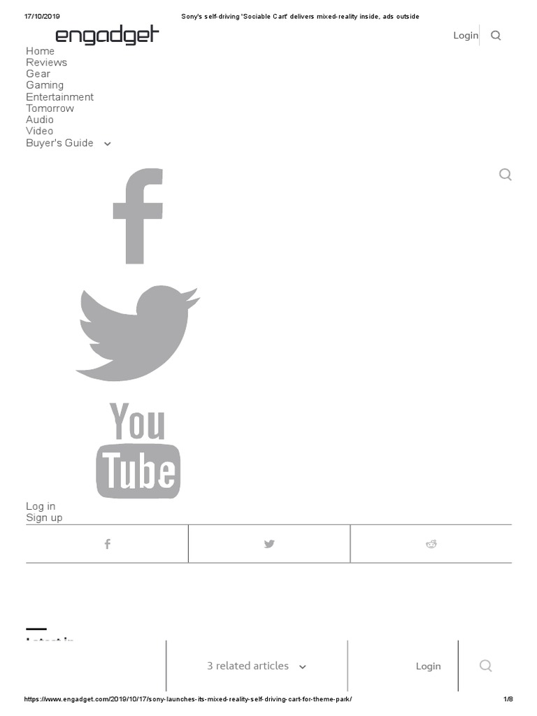 Sony's Self-Driving 'Sociable Cart' Delivers Mixed-Reality Inside, Ads ...