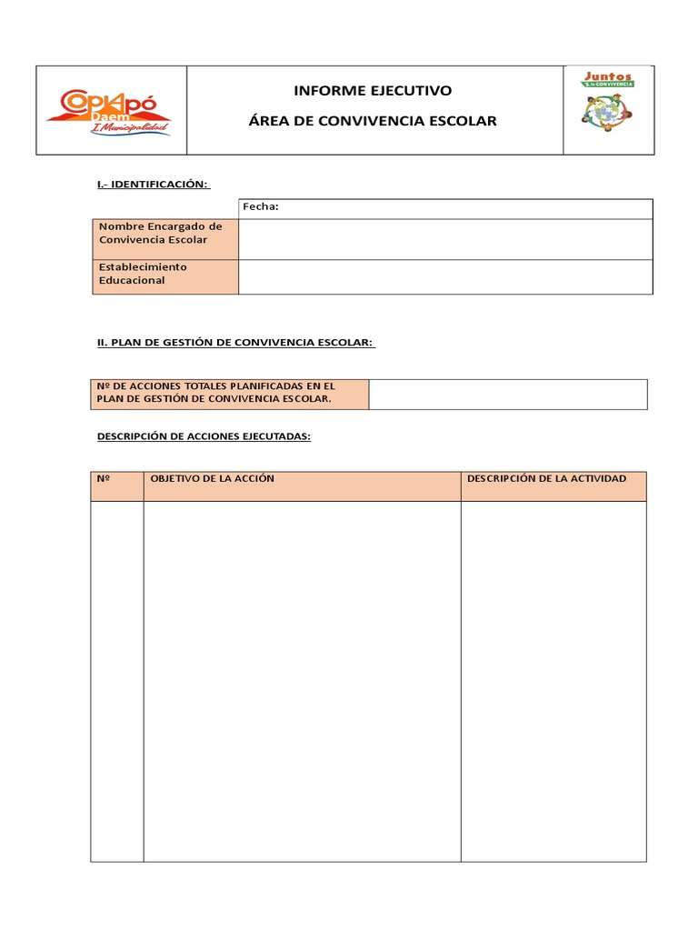 Formato Informe Ejecutivo | PDF