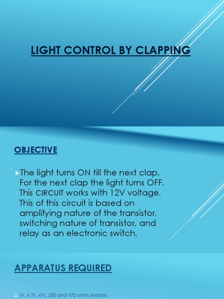 Light Control by Clapping | PDF