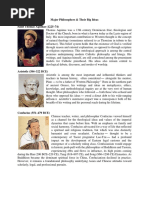History of Philosophy Timeline | PDF | Plato | Socrates