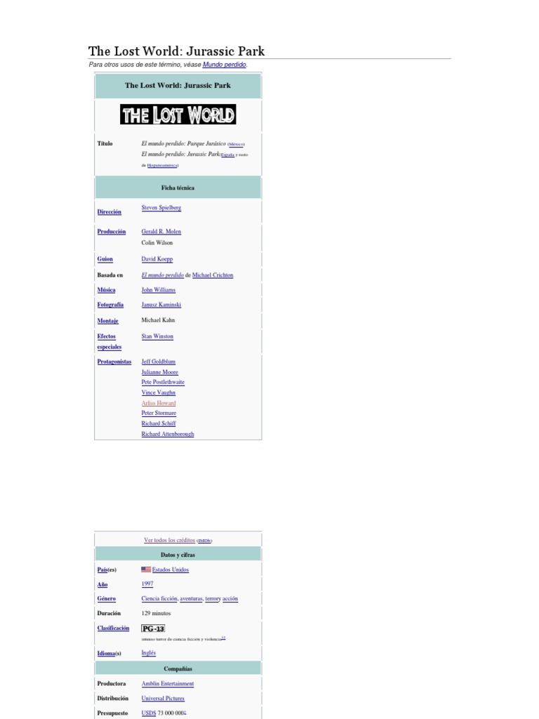 The Lost World | PDF