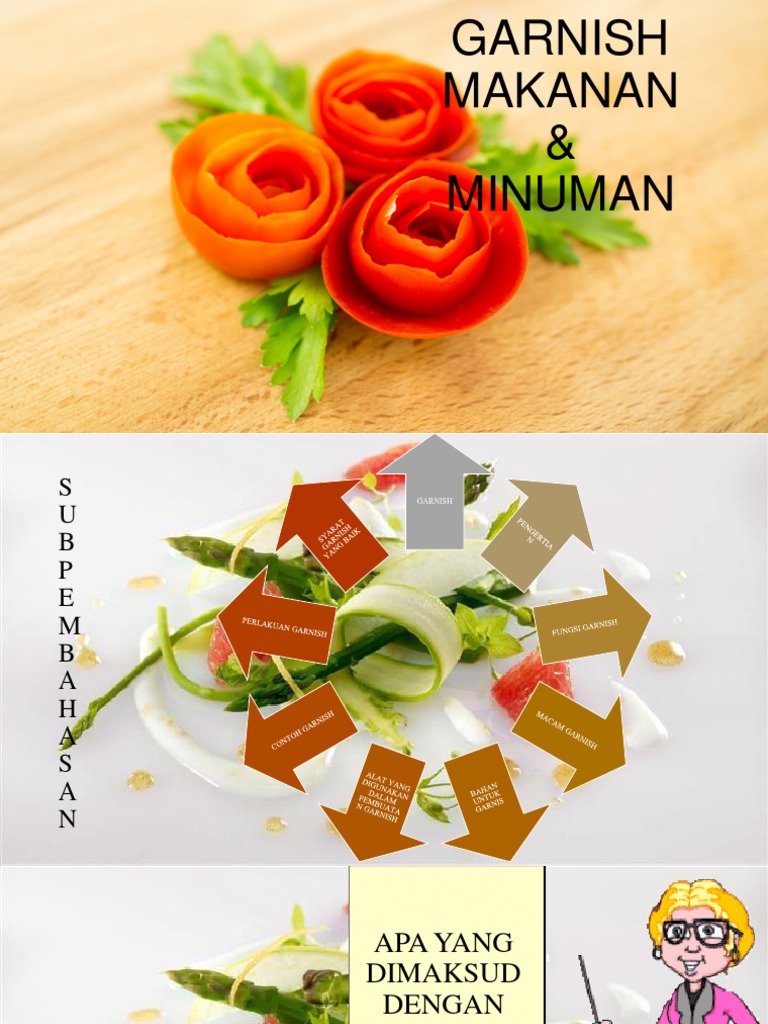 Panduan Lengkap Garnish Makanan | PDF