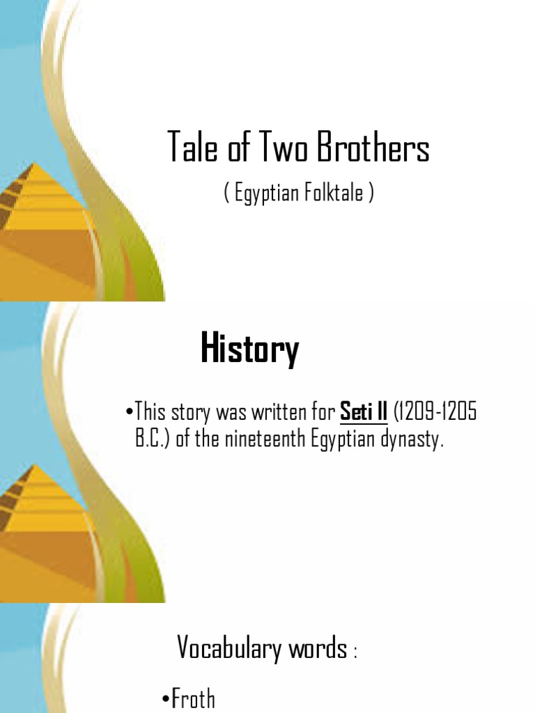 Tale of Two Brothers | PDF | Ancient Egypt | Mythology