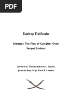 BASAHIN-MUNTING PAGSINTA (Dula Mula Mongolia) | PDF