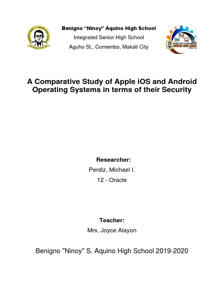 A Comparative Study of Apple iOS and Android Operating Systems in Terms ...