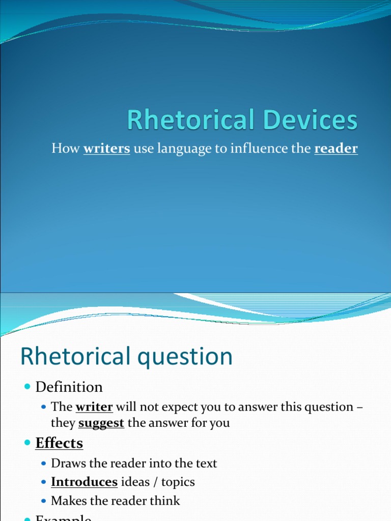 How Writers Use Language To Influence The Reader | PDF | Logos | Rhetoric