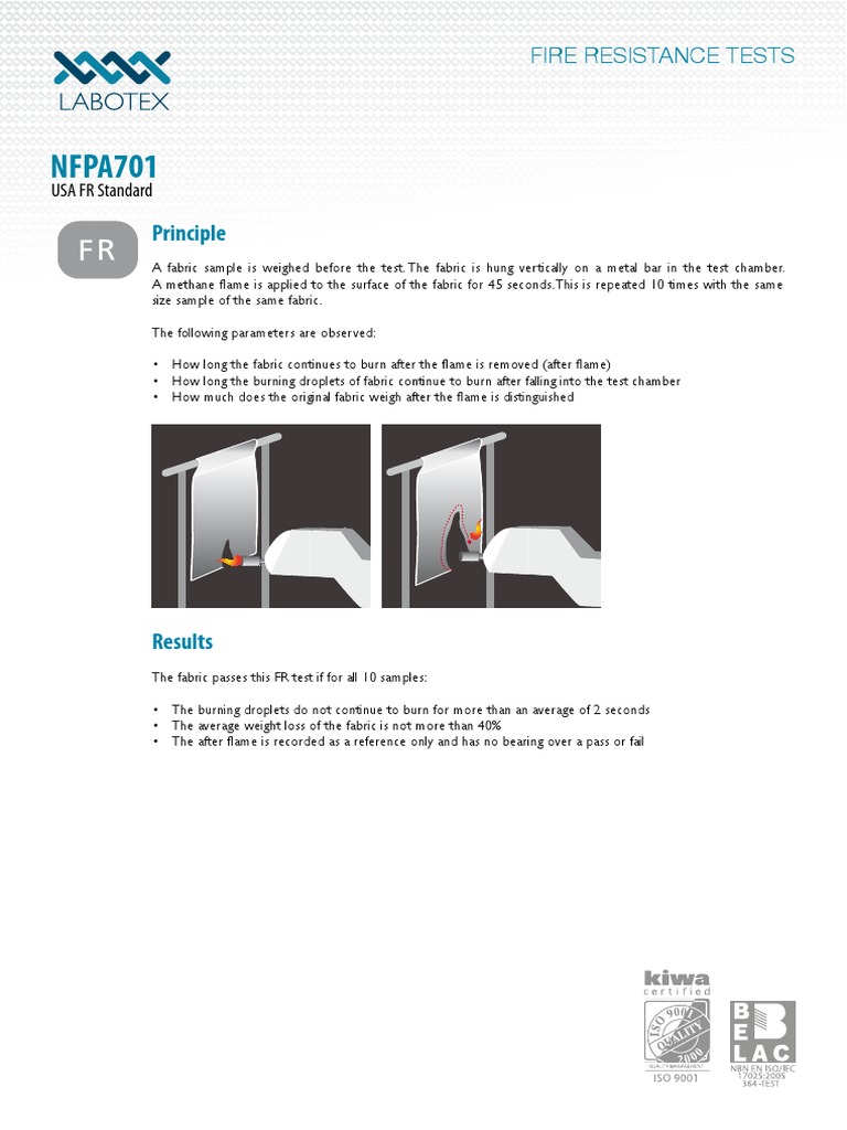 American NFPA 701 | PDF
