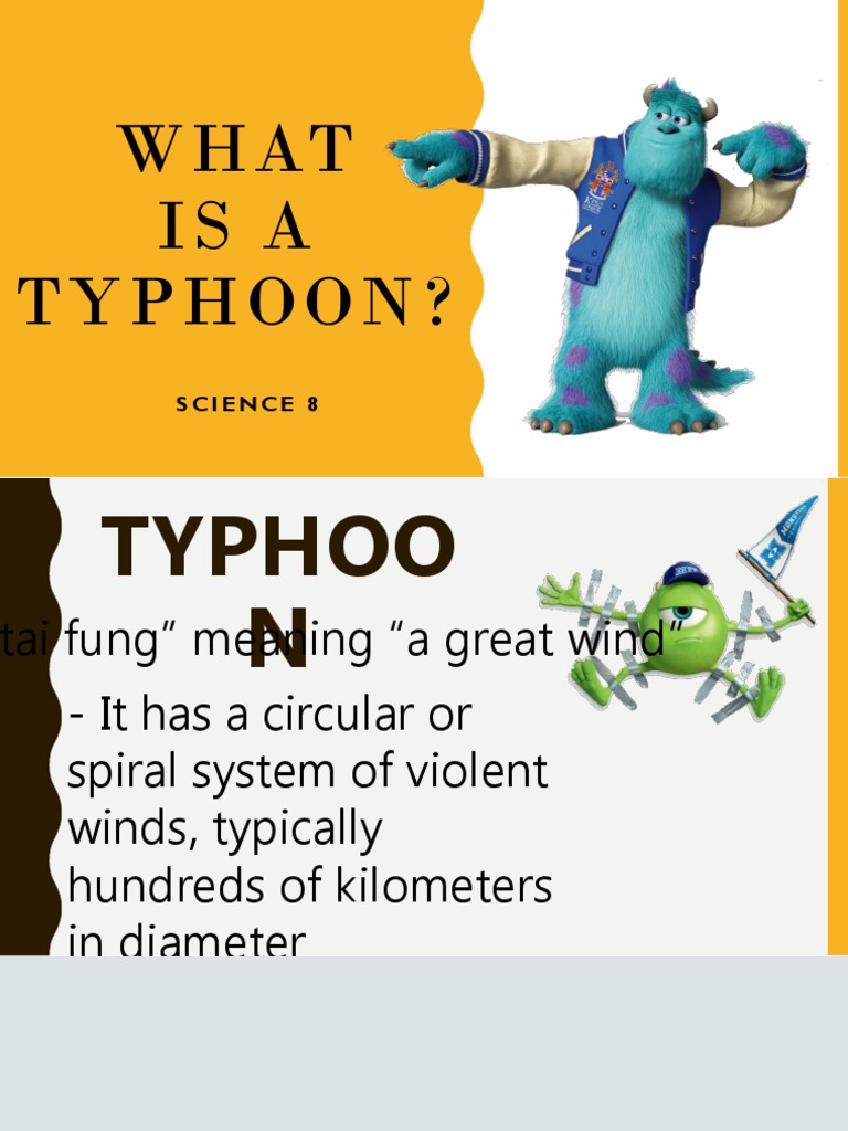 What ISA Typhoon?: Science 8 | PDF | Tropical Cyclones | Wound