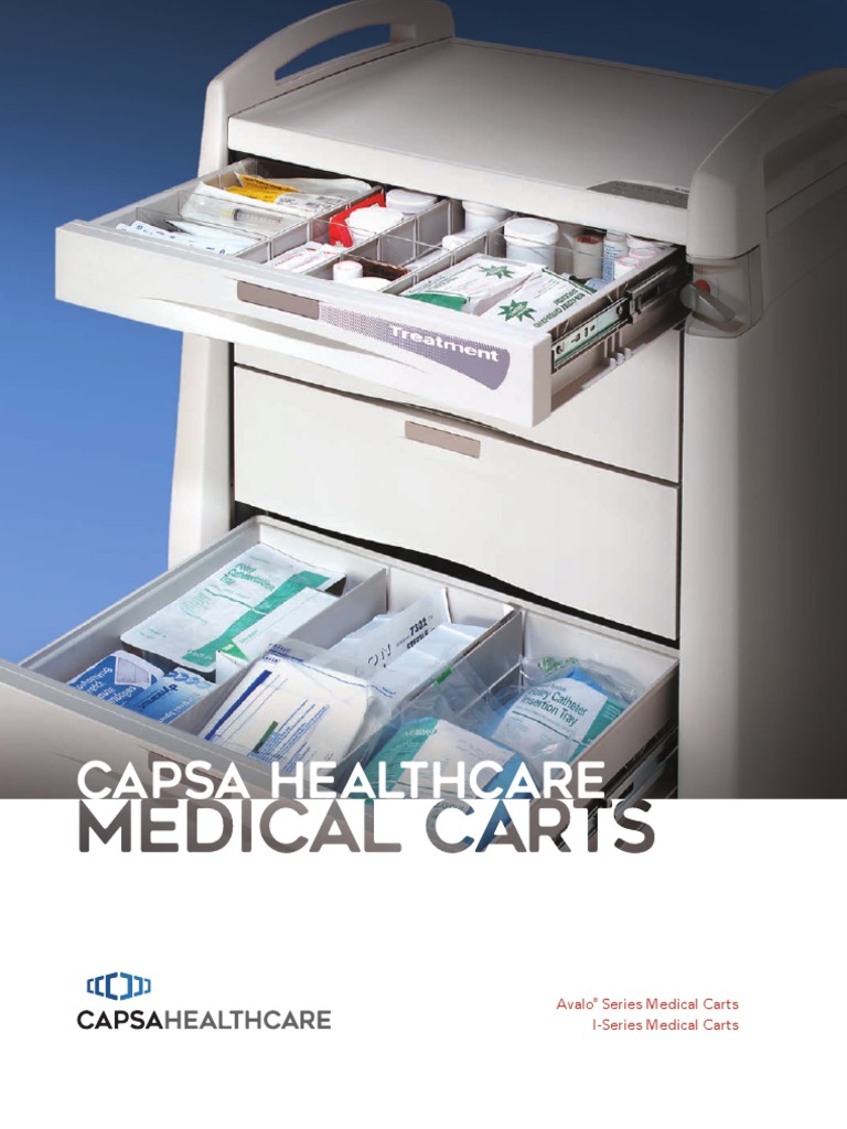 Capsa Healthcare: Avalo Series Medical Carts I-Series Medical Carts ...