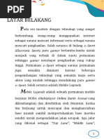 PROPOSAL MOBILE LEGEND Ji | PDF