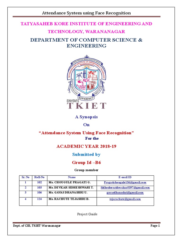Tatyasaheb Kore Institute of Engineering and Technology | PDF ...