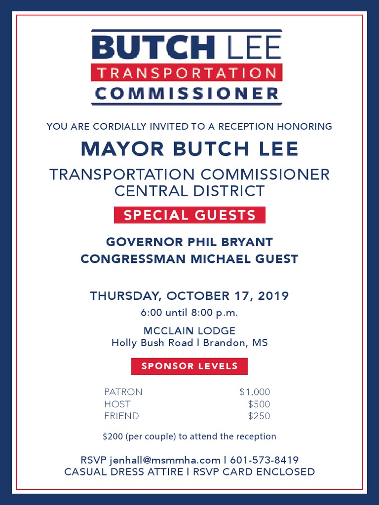 Butch Lee Fundraiser Oct 2019 | PDF | Sports