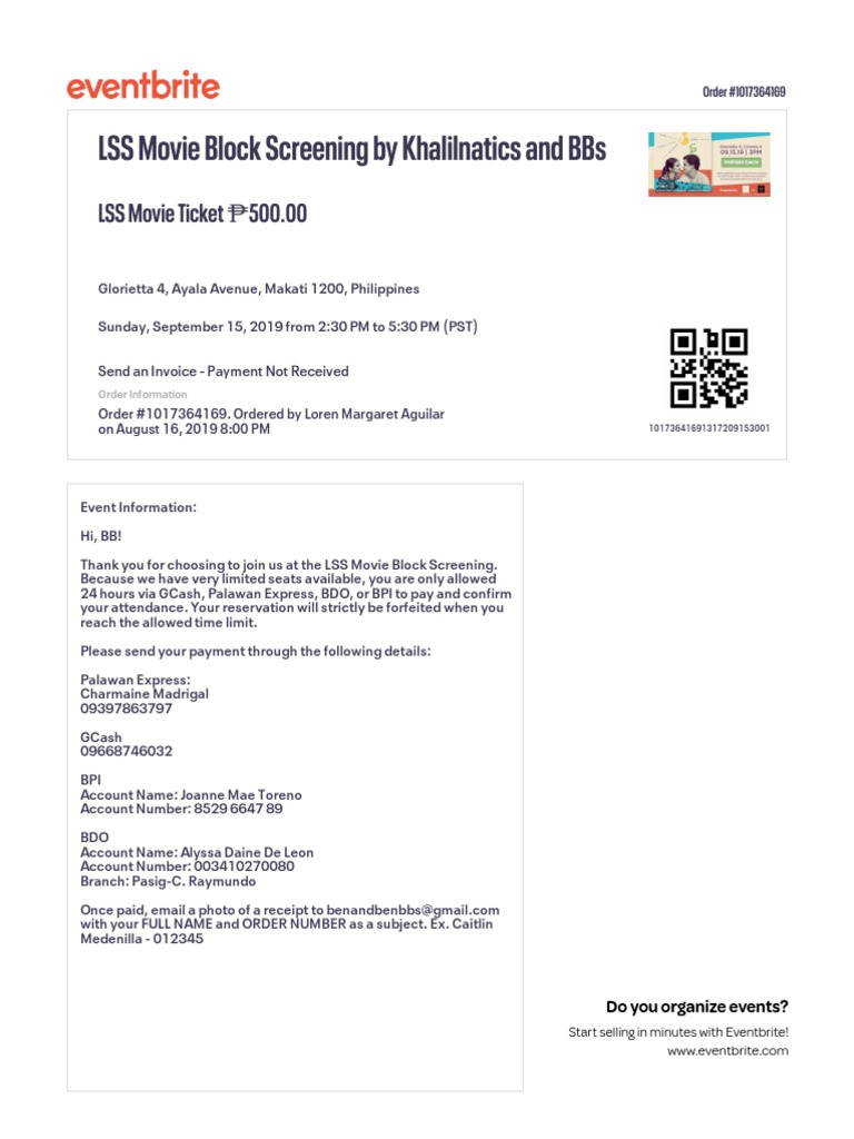 Lss Movie Block Screening by Khalilnatics and Bbs | PDF