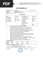 Transformer Test Report | PDF | Transformer | Power (Physics)