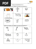 Prueba Grupo Consonantico FR FL | PDF | Artes del Lenguaje y Comunicación