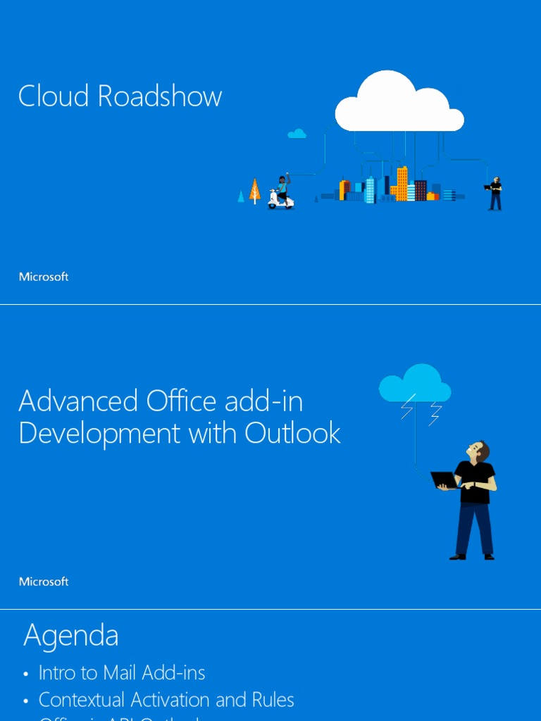 Advanced Office Add-In Development | PDF | Microsoft Outlook ...