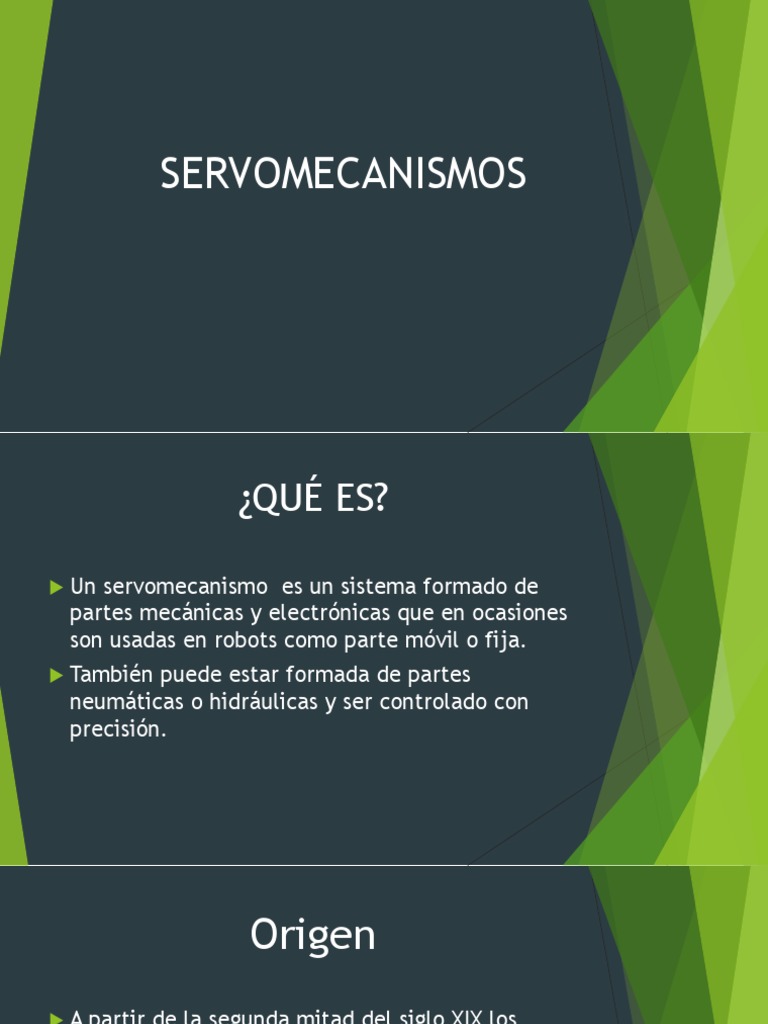 Lo que es un servomecanismo: su origen e historia y la diferencia con ...