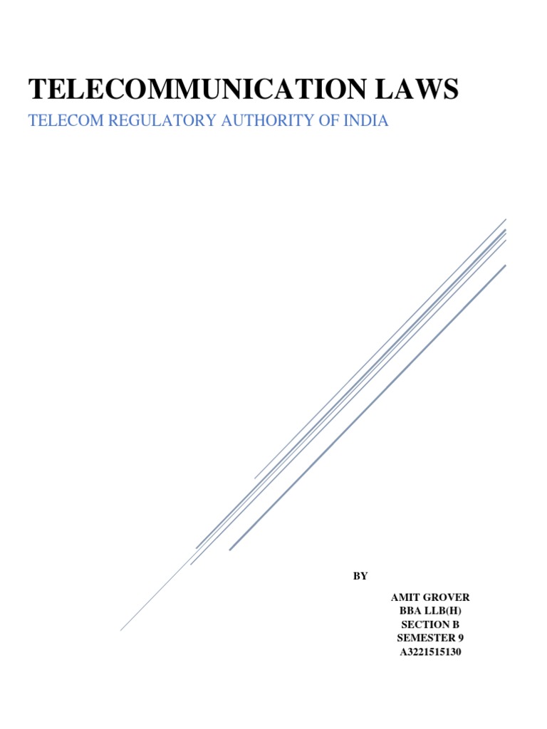 Telecommunication Project | PDF | Telecommunications | Business