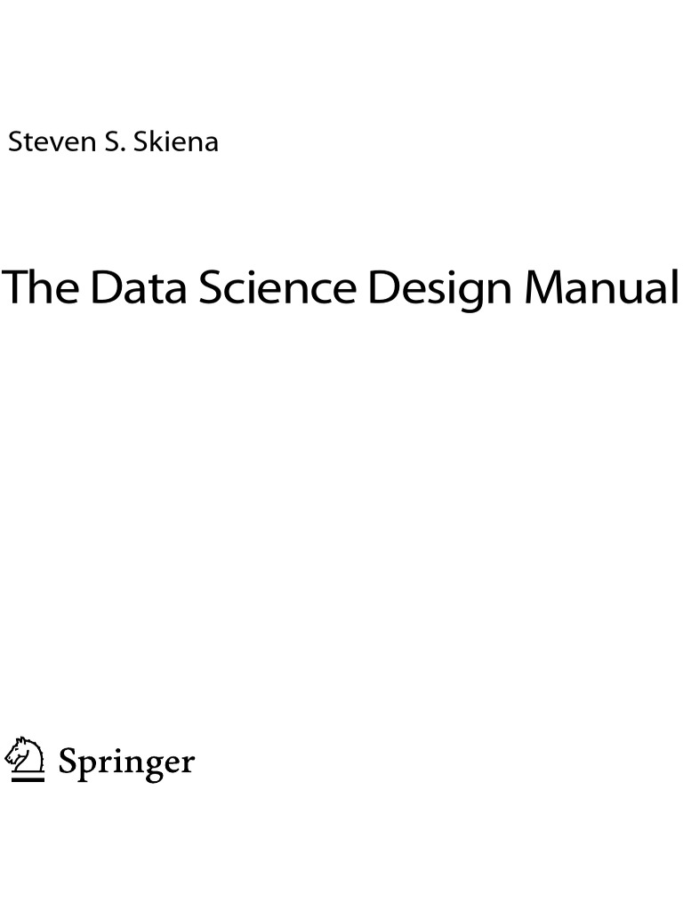 Data Science Design Manual - Skiena | PDF | Correlation And Dependence ...