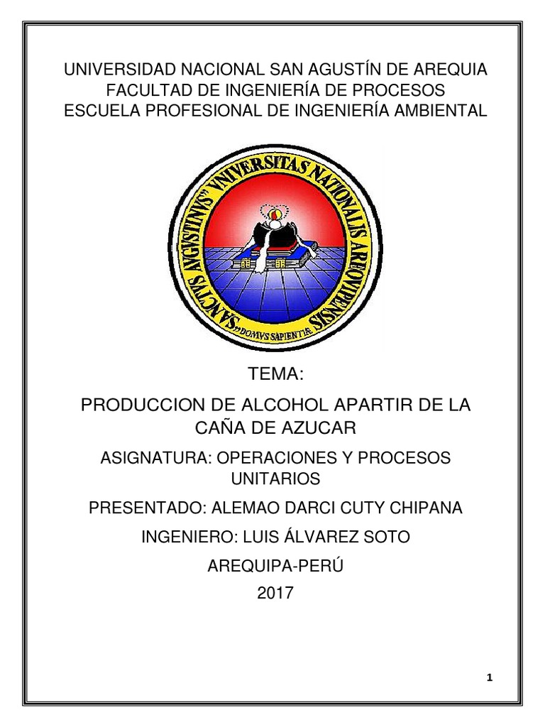 Produccion de Alcohol | PDF | Combustible de etanol | Etanol