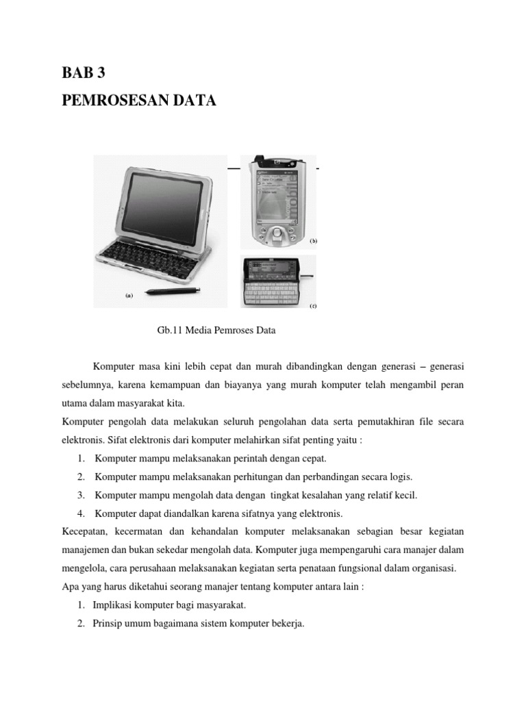 Pemrosesan Data | PDF
