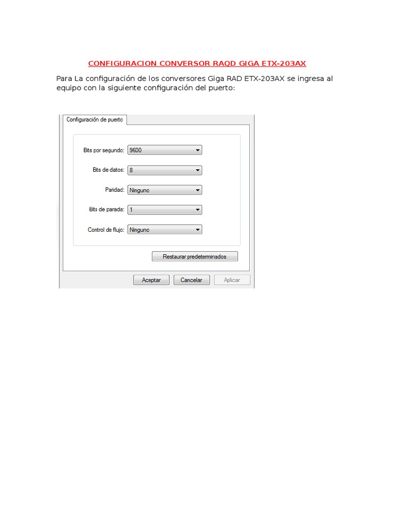Guía de Configuración ETX-203AX | PDF | Red de computadoras ...