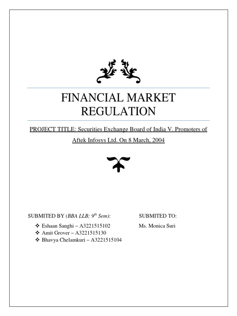 FMR Project, Final. | PDF | Stock Market | Stocks