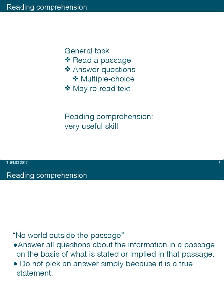 Reading Question Types | PDF | Question | Phenotypic Trait