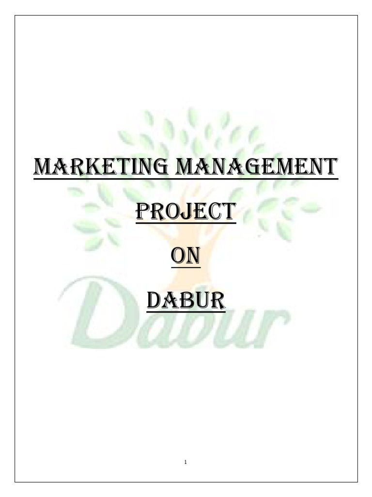 Dabur Marketing Management Analysis | PDF | Gross Domestic Product ...