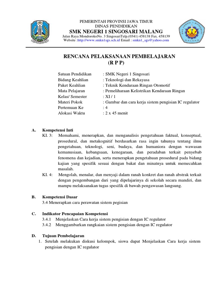 RPP Ls 2 Pengisian | PDF