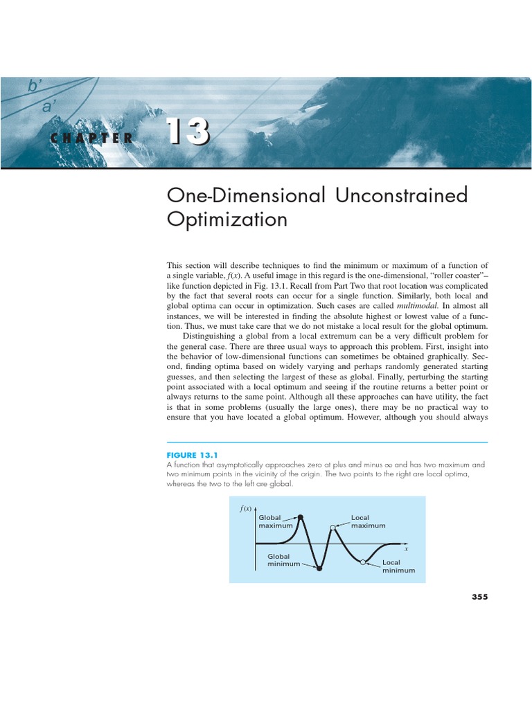 Optimization Open Method - 3 | PDF | Mathematical Optimization | Maxima ...