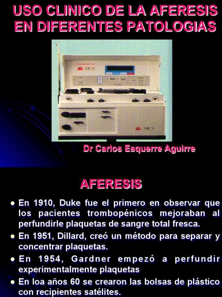 Usos de La Aferesis | PDF | Anticuerpo | Sangre