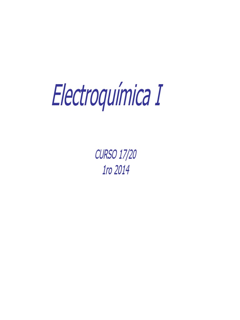 08 Electroquimica I (Pilas) PDF | PDF | Redox | Electrólito
