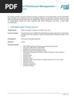 Sample Resume For SAP EWM | PDF | Warehouse | Enterprise Resource Planning