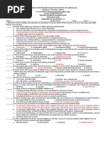 PERDEV Periodical EXAM 1ST QUARTER EXAM | PDF | Id | Adolescence