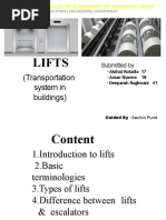 Vertical Transportation System | PDF | Escalator | Stairs