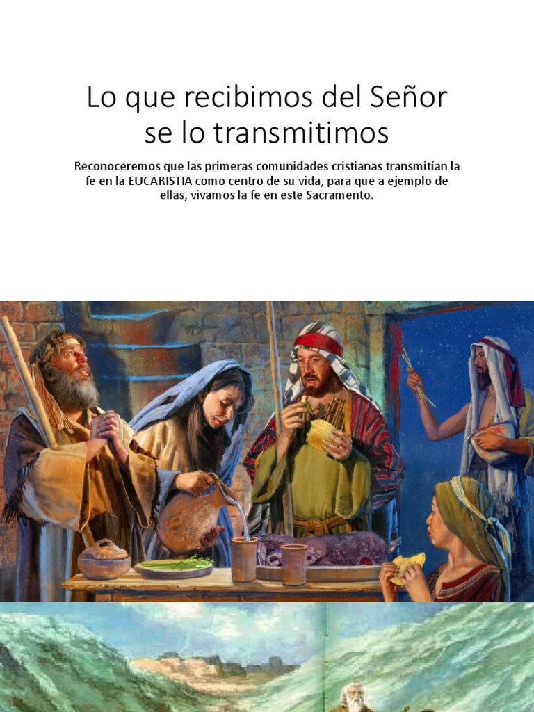 La Eucaristía en las Comunidades Cristianas | PDF