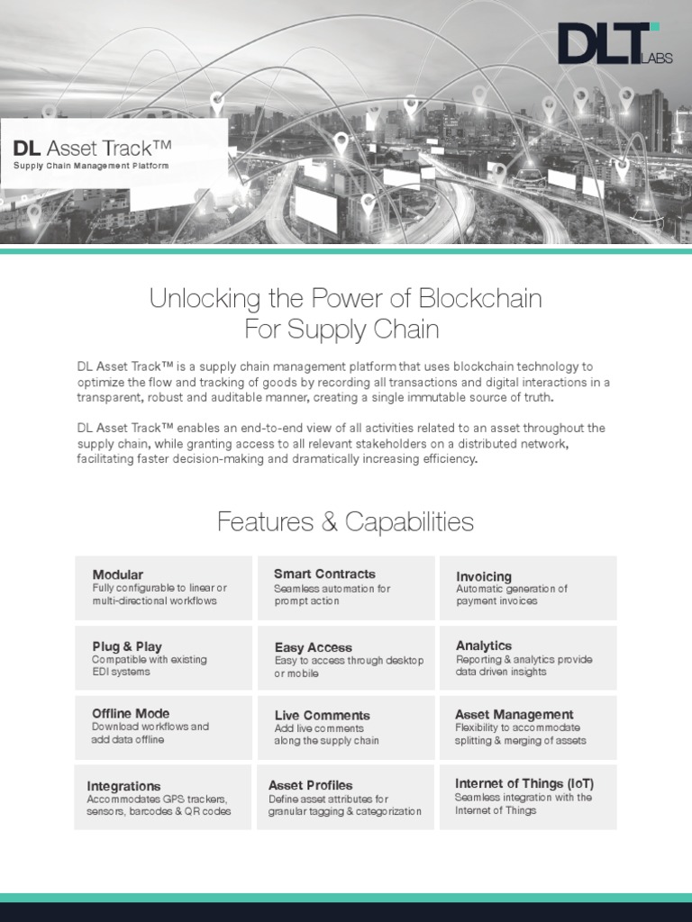 DL Asset Track™ NB | PDF | Internet Of Things | Supply Chain