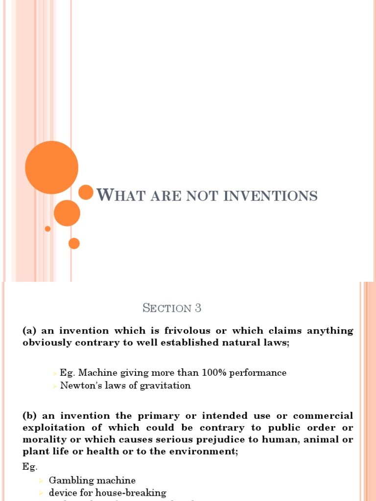 Non Patentable Inventions | PDF | Novartis | Patent