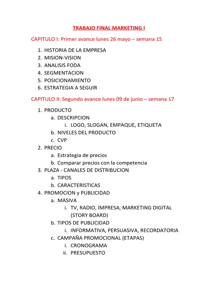MKT I Trab Final PDF | PDF | Marketing