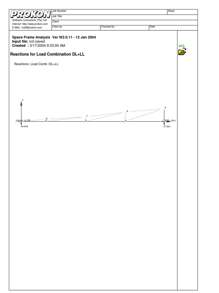 Truss 1 Reactions On Ring Beams | PDF