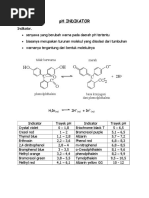 Acid PH Indicator Color Chart | PDF | Chemical Substances | Chemistry