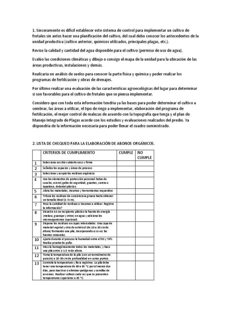 DOCUMENTO IE-AA3-EV2 - Manejo Integrado de Cultivo | PDF | Compost | Agricultura