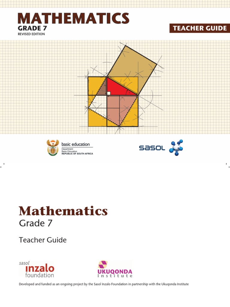 Ukuqonda Math Gr7 Teacher Guide | PDF | Algebraic Geometry | Multiplication