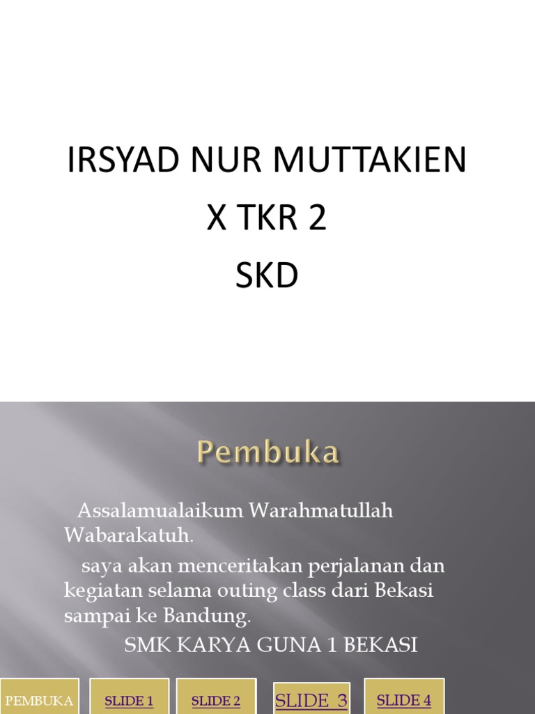 Outing Class Power Point | PDF