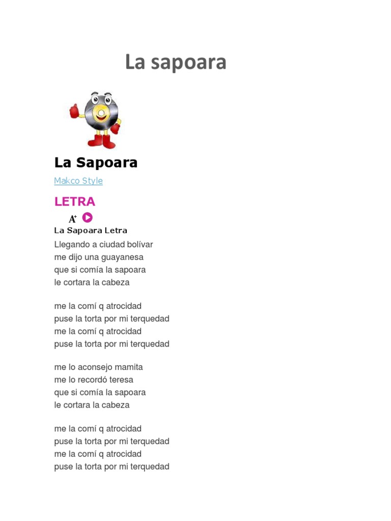 La Sapoara Roxi | PDF