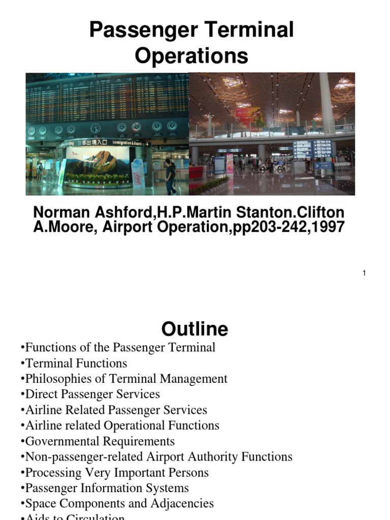 Managing Passenger Flow: An Overview of Terminal Operations and ...
