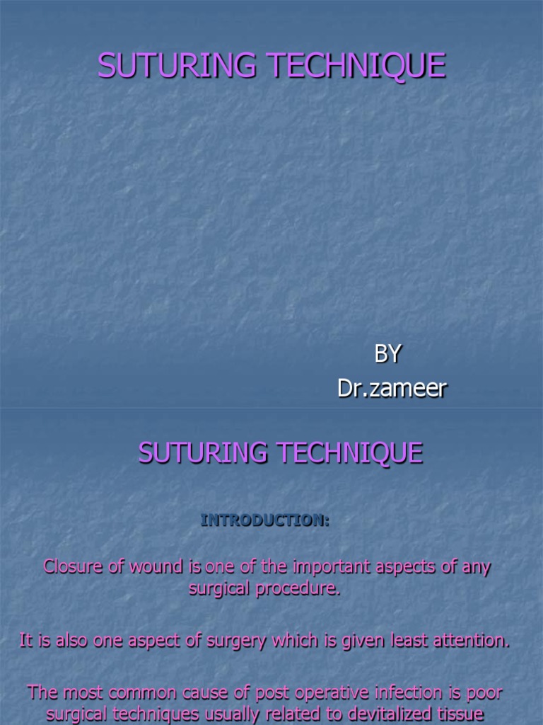 1394439331.2339suture and Suture Techniques For 3rd | PDF | Surgical ...