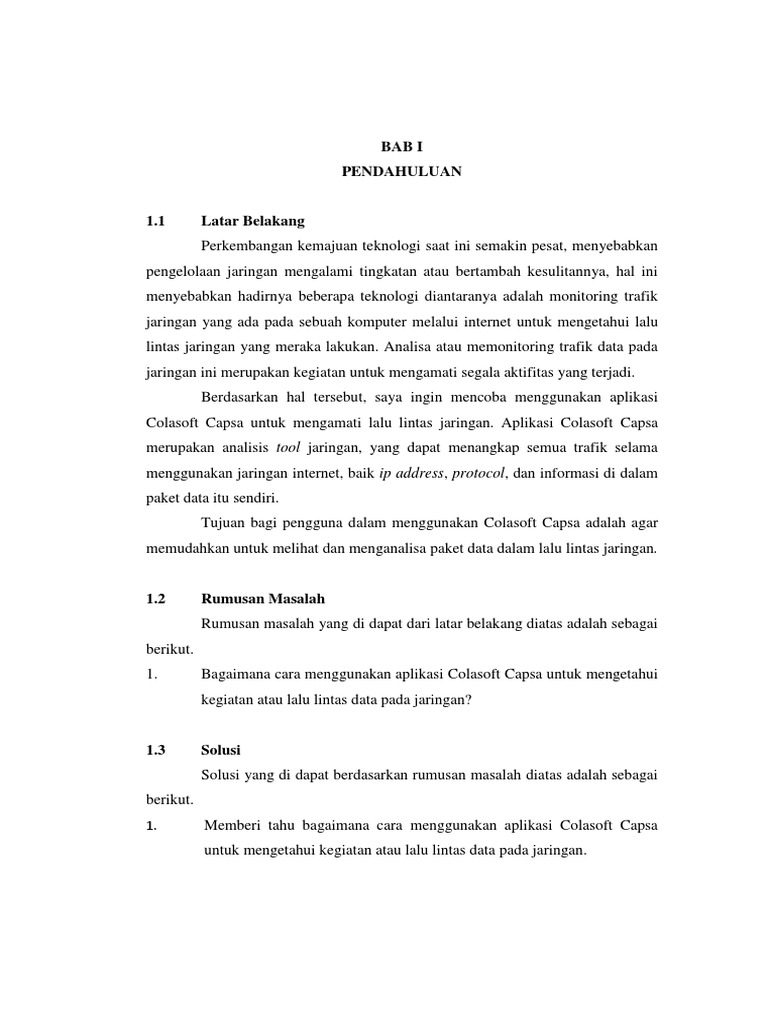 Review Software Colasoft Capsa | PDF