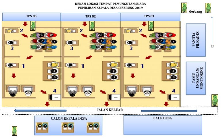 Denah Lokasi Tps | PDF